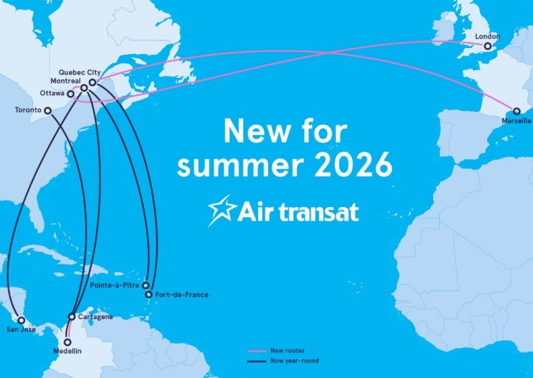Air Transat adds routes, boosts year-round service for summer 2026 ...